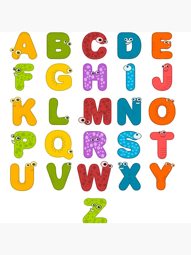 "ABC Alphabet Sticker Pack" Poster for Sale by CornerStore007 | Redbubble