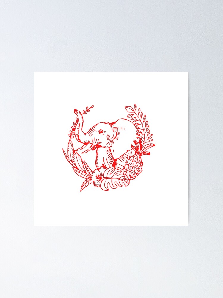 "Elephant sign" Poster by arie0226 | Redbubble