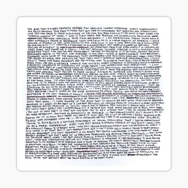 "Schade" Sticker von lestrangesque | Redbubble