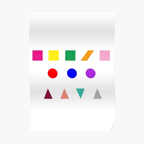 "Loona shapes and colors" Poster for Sale by UsanShop | Redbubble