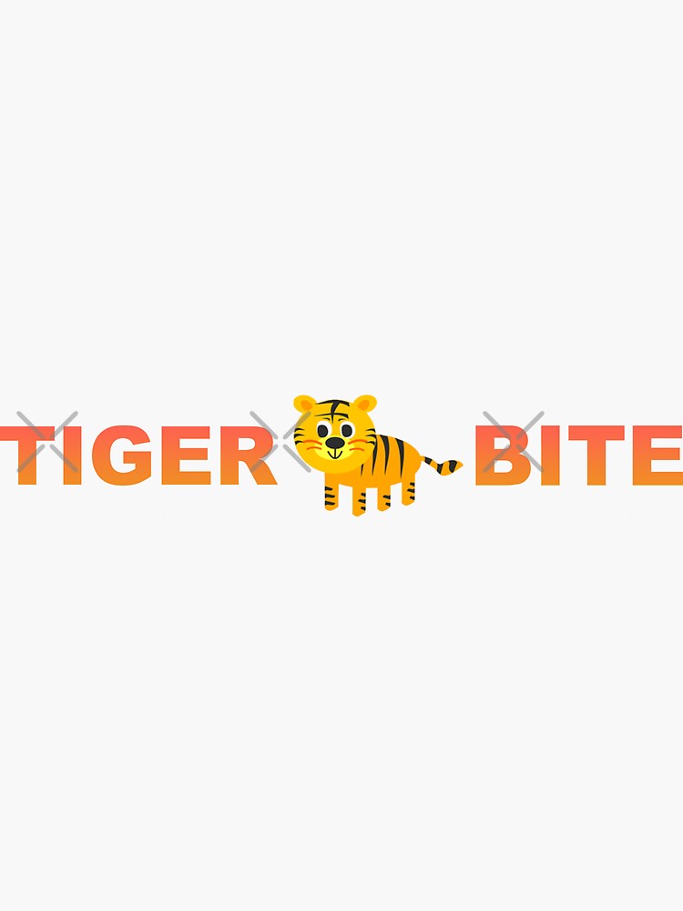 "Hmong T-Shirt Tiger Bite" Sticker by HmongDesignsByM | Redbubble