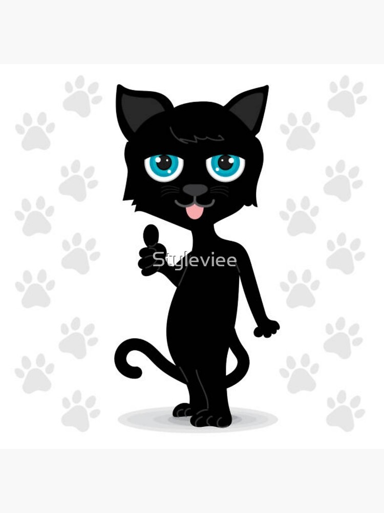 "MEAW" Sticker by Styleviee | Redbubble