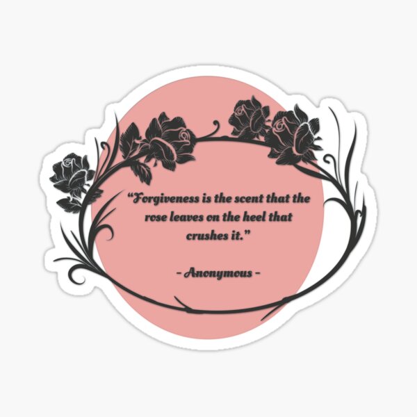 "Forgiveness" Sticker for Sale by BigRedInclusive | Redbubble