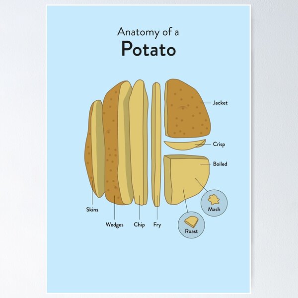 "Potato" Poster for Sale by Wildyles | Redbubble