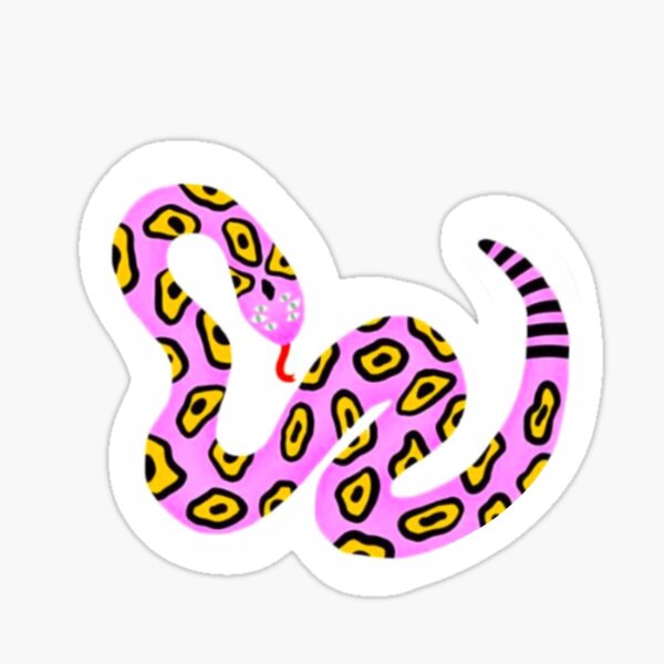 "preppy snake" Sticker by blissfulbubbles | Redbubble