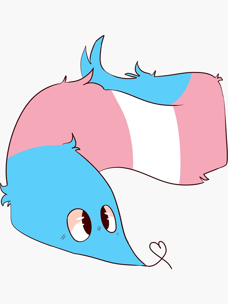 "Transgender worm" Sticker for Sale by Squishy-Rock | Redbubble