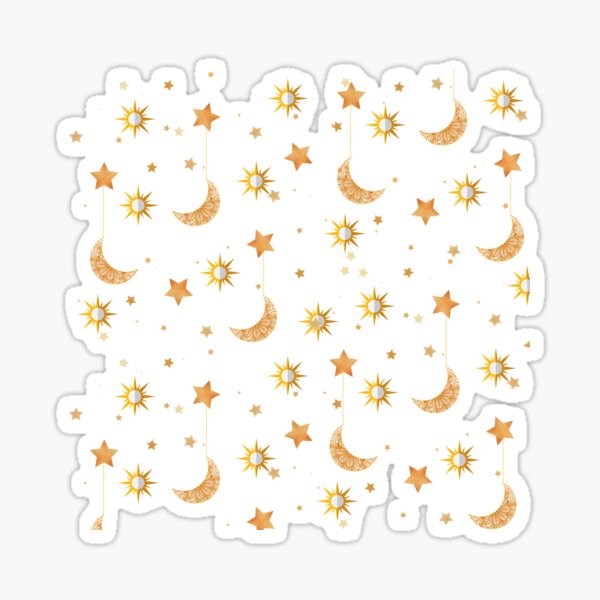 "Sun, Moon and Stars" Sticker for Sale by Igmu89 | Redbubble