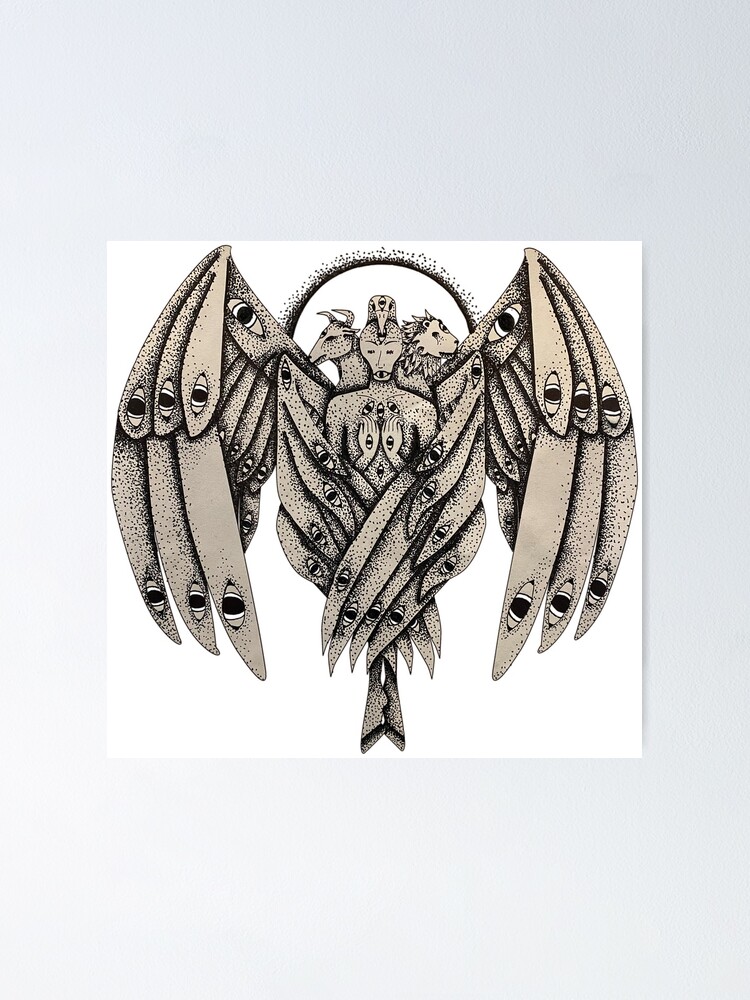 "Eldritch Angel-Cherubim" Poster for Sale by LiveOakWorkshop | Redbubble