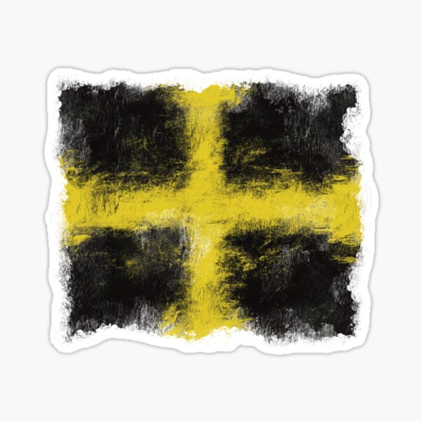 "Flag of St. David" Sticker by AeonicLiberty | Redbubble