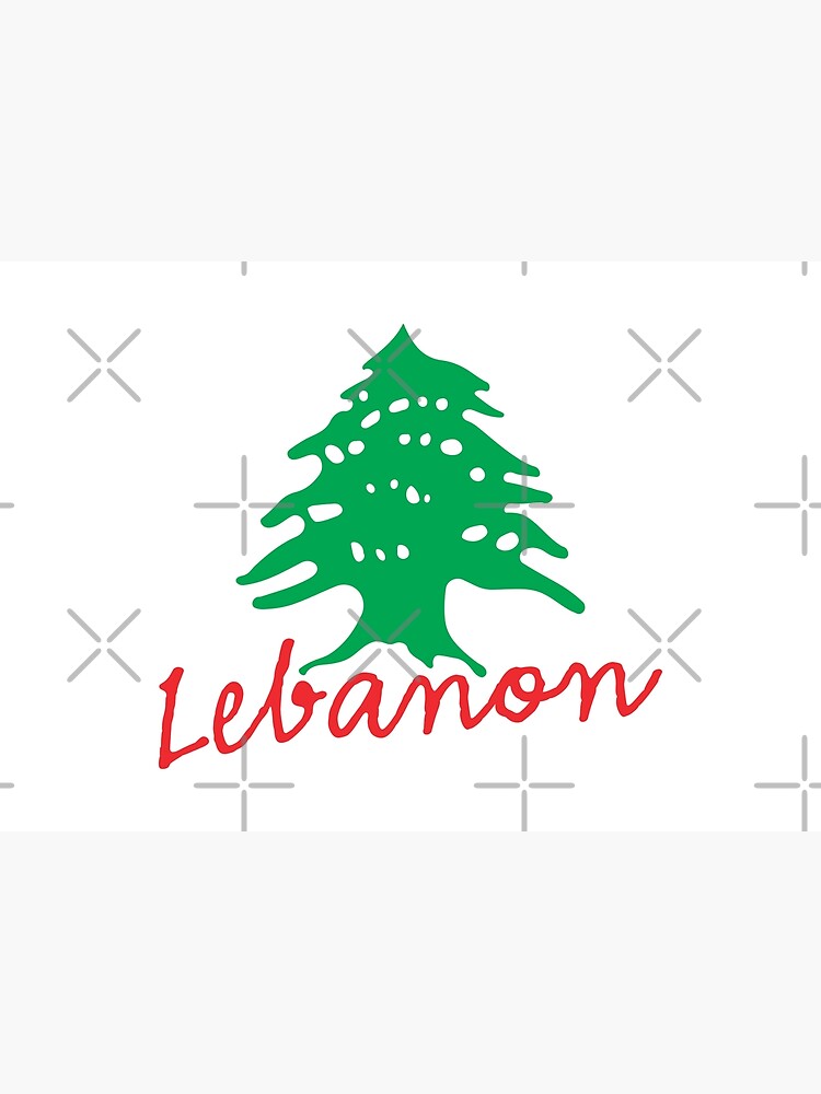 "Lebanon Name with Lebanese Flag Cedar Tree Design" Poster for Sale by ...