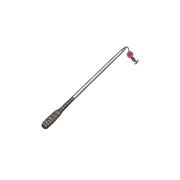 "Gon’s Fishing Rod" Sticker for Sale by MYmangobear12 | Redbubble