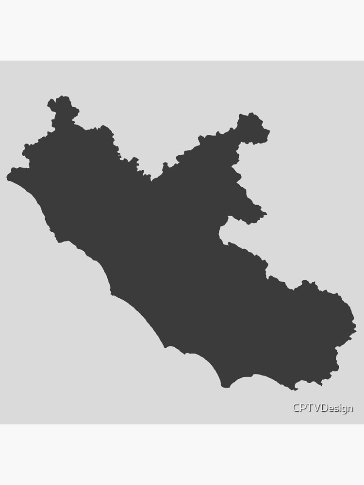 Mapa De La Región Del Lacio Para Imprimir