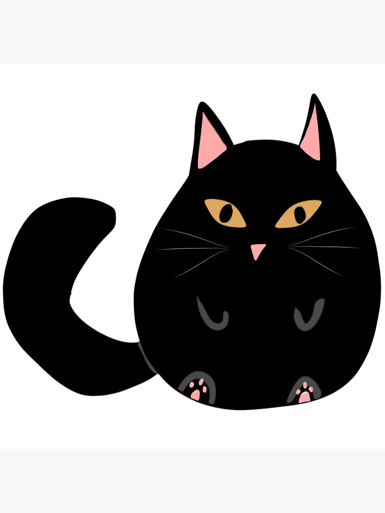 "Bob the blob cat" Sticker for Sale by Sssunflorwe | Redbubble