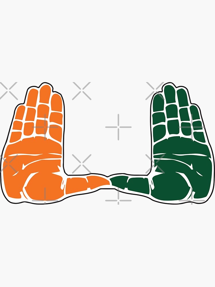 "Miami Hands" Sticker for Sale by Stickerfy1 | Redbubble