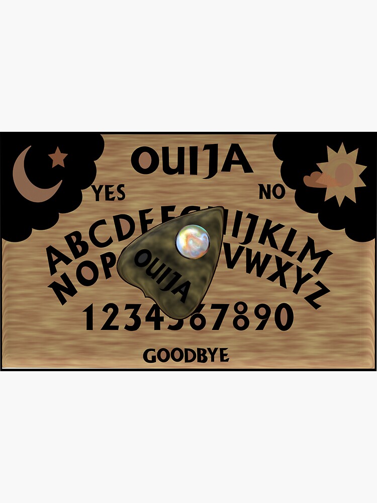 "Ouija" Sticker for Sale by bklebold2 | Redbubble