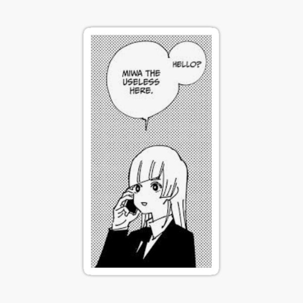 "Small Miwa Sticker 3" Sticker for Sale by Hilly2128 | Redbubble