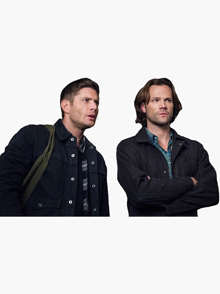 "Sam and Dean Supernatural" Sticker for Sale by natalyaka7 | Redbubble