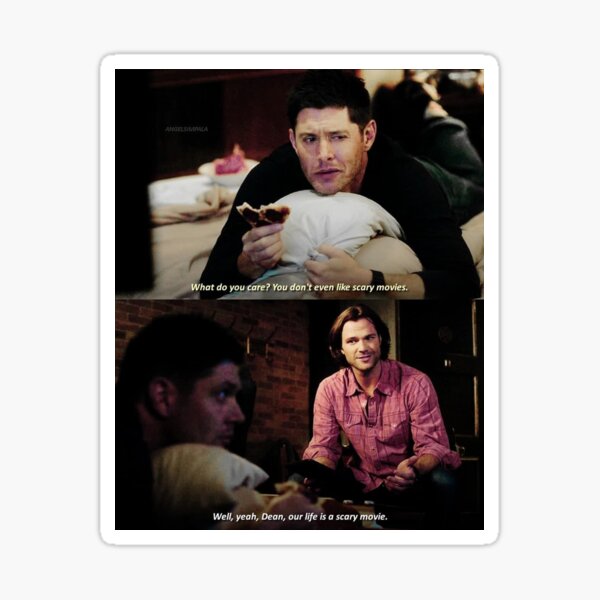 "Sam and Dean Supernatural" Sticker for Sale by natalyaka7 | Redbubble