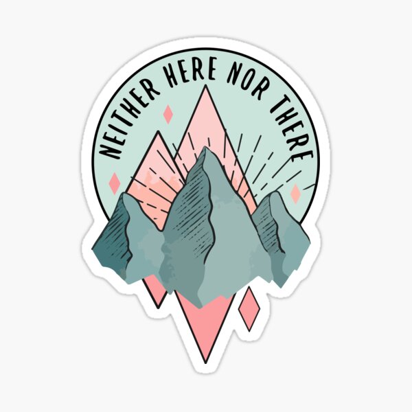 "The Mountains" Sticker for Sale by n1mh | Redbubble