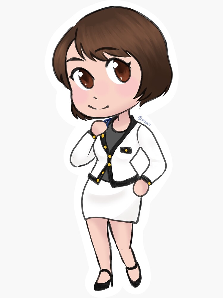 "Saeko Mukoda Chibi Sticker" Sticker for Sale by Zeppymeme22 | Redbubble