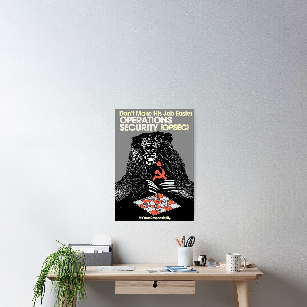 "USAF Vintage Operations Security " Poster for Sale by artbyedo | Redbubble