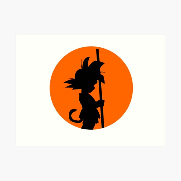 "Goku outline" Art Print for Sale by ArtJavier | Redbubble