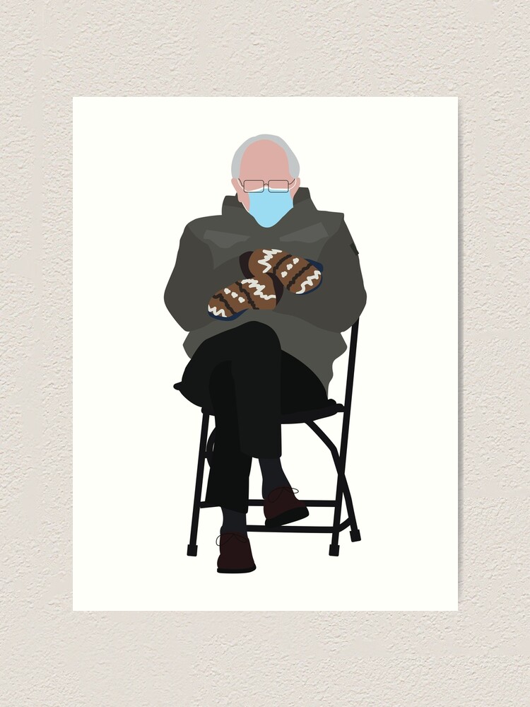 "Bernie Sanders Folding Chair Meme" Art Print by breynoldsdesign ...