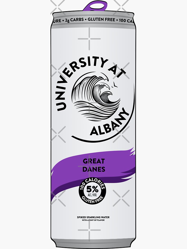 "UAlbany Can" Sticker for Sale by emroba | Redbubble