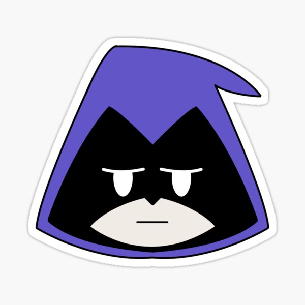 "Chibi Raven Head" Sticker for Sale by schnln01 | Redbubble