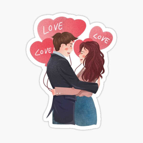 "Cute Couples" Sticker for Sale by mycal1997 | Redbubble