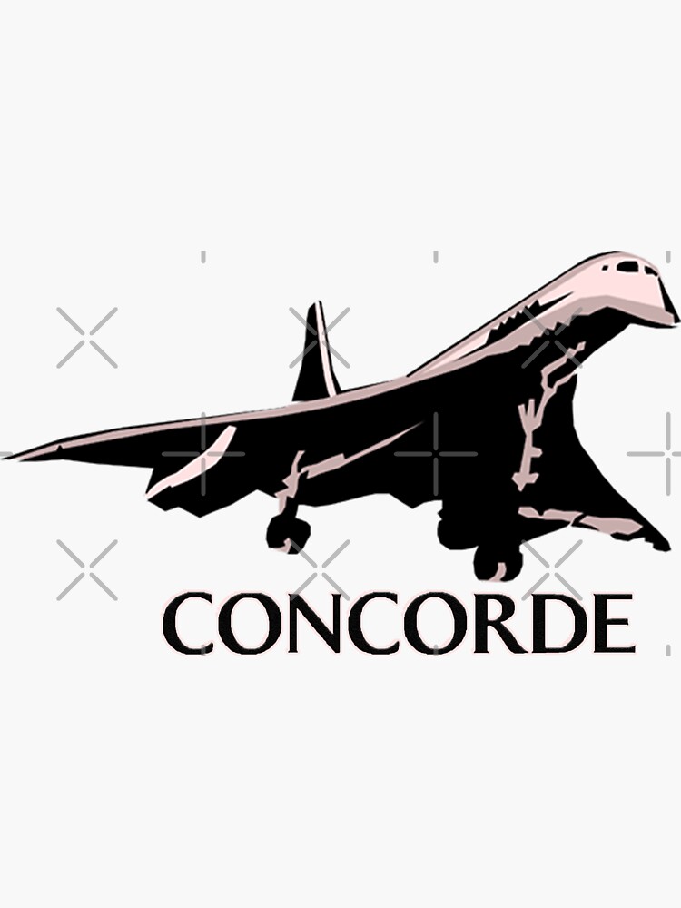 "Concorde" Sticker by Joel-Designs | Redbubble