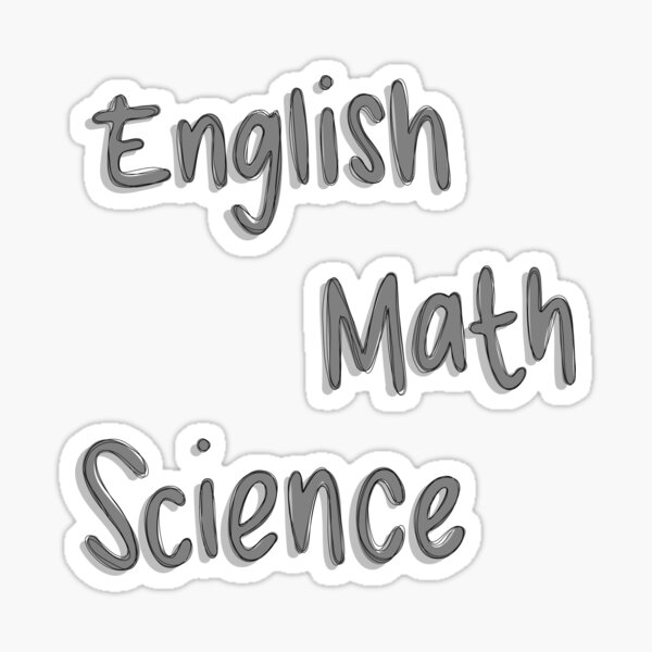 "School Subjects Sticker Pack" Sticker by dmei29 | Redbubble