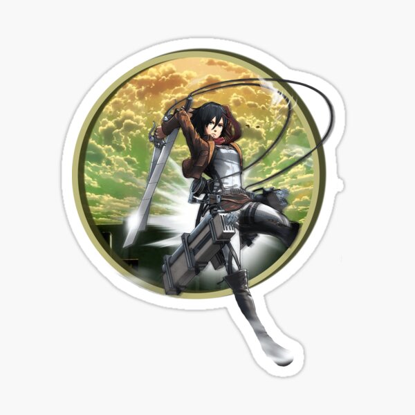 "Mikasa" Sticker for Sale by Shadgates | Redbubble