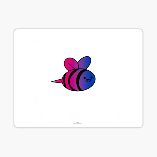 "Bisexual bee " Sticker for Sale by Marshaisvibing | Redbubble