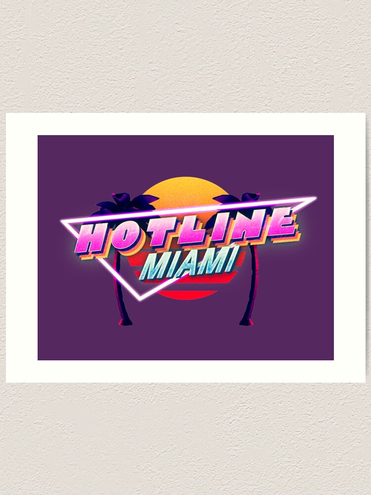"Hotline Miami Logo" Art Print for Sale by Adam-Walker | Redbubble