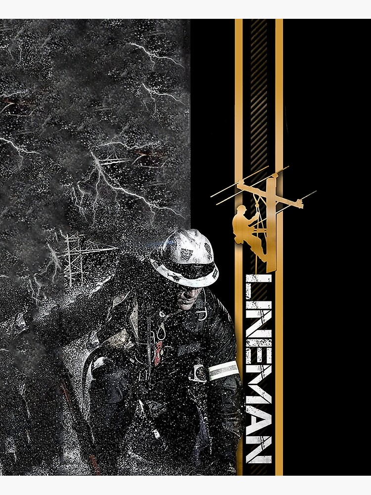 "Lineman" Poster for Sale by MudazStore | Redbubble