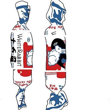 "White Rabbit Candy" Sticker for Sale by Taynz | Redbubble