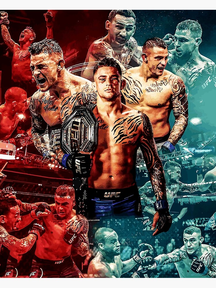 "dustin poirier poster" Poster for Sale by vinoedi | Redbubble