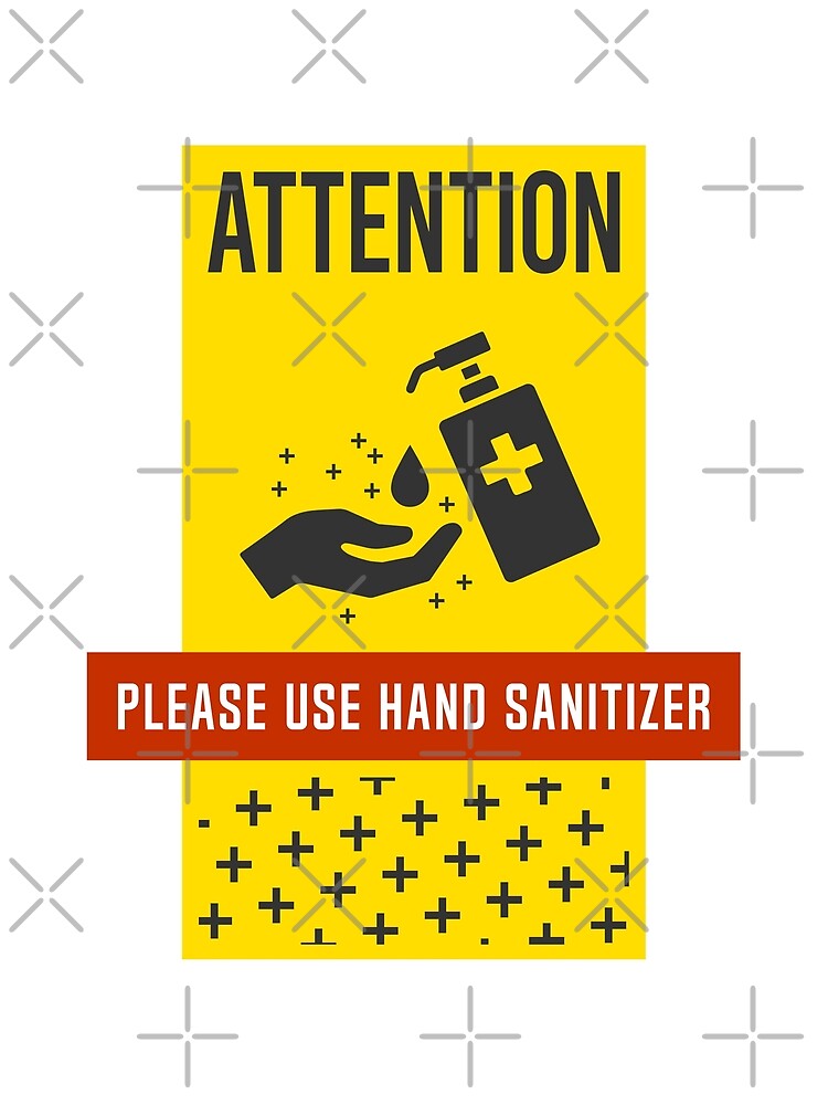 "Covid-19 Hand Sanitize Disinfect Safety Poster Sign Signage Warning ...