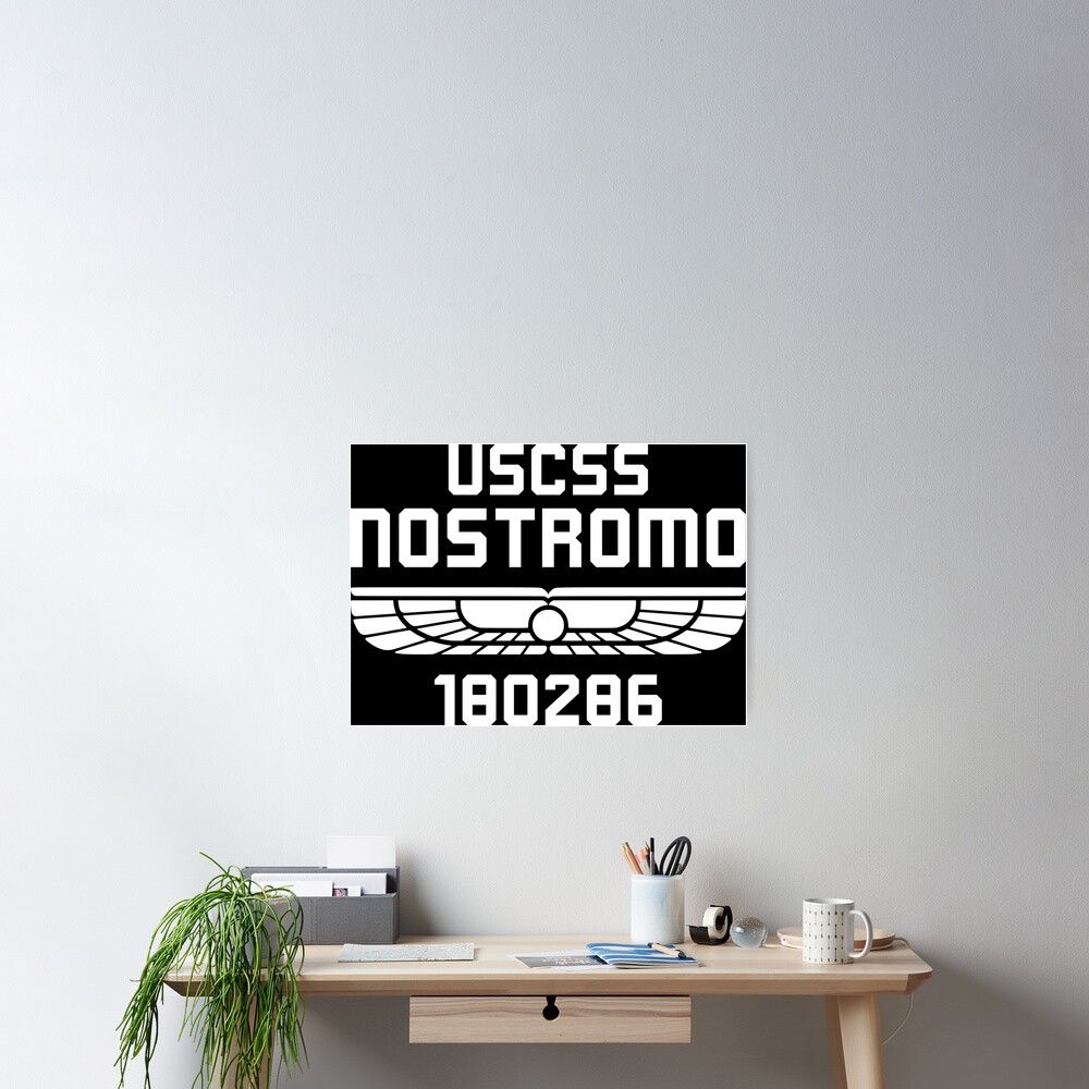 Póster «Alien Aliens Weylan Yutani Wings Nostromo Logo Sign» de ...