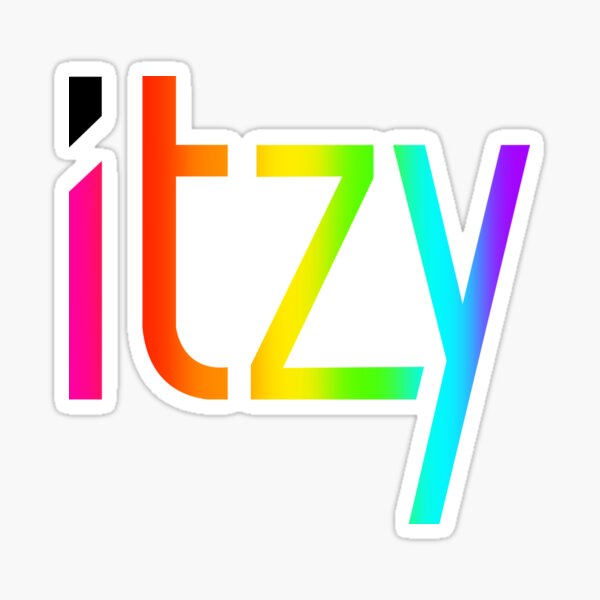 "ITZY Pride logo" Sticker for Sale by Karolinpenguin | Redbubble