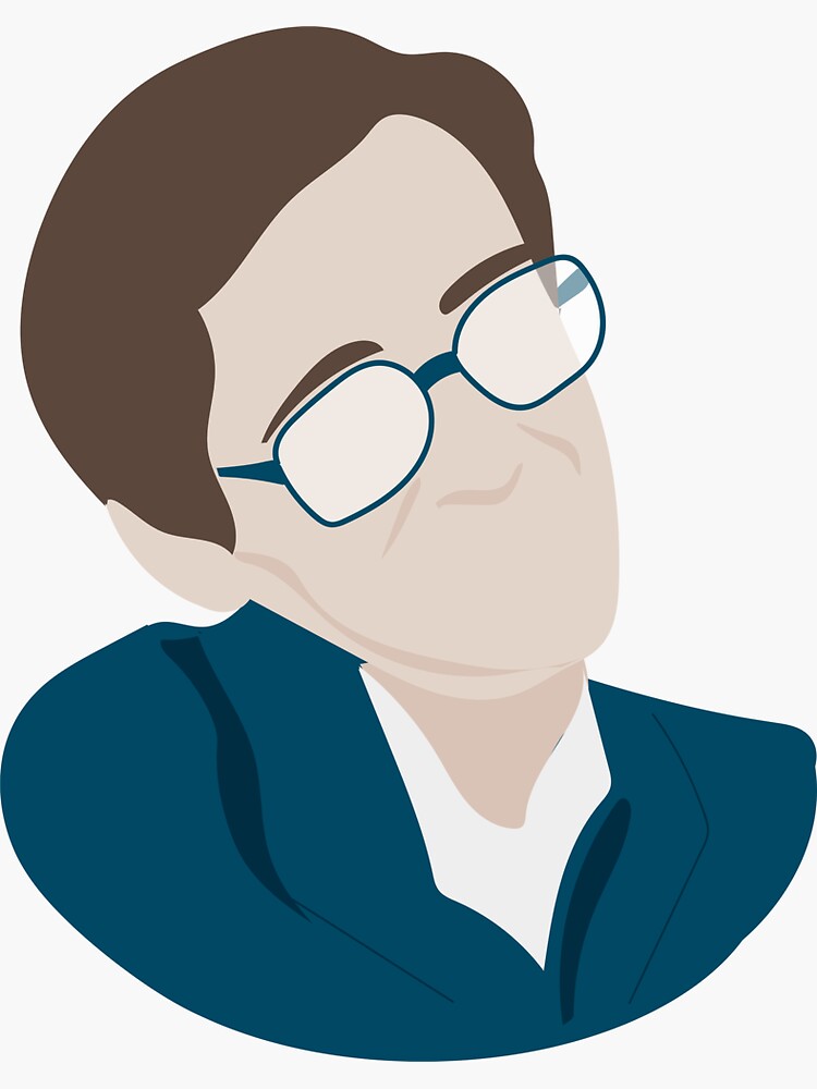"Stephen Hawking" Sticker for Sale by JJWard | Redbubble