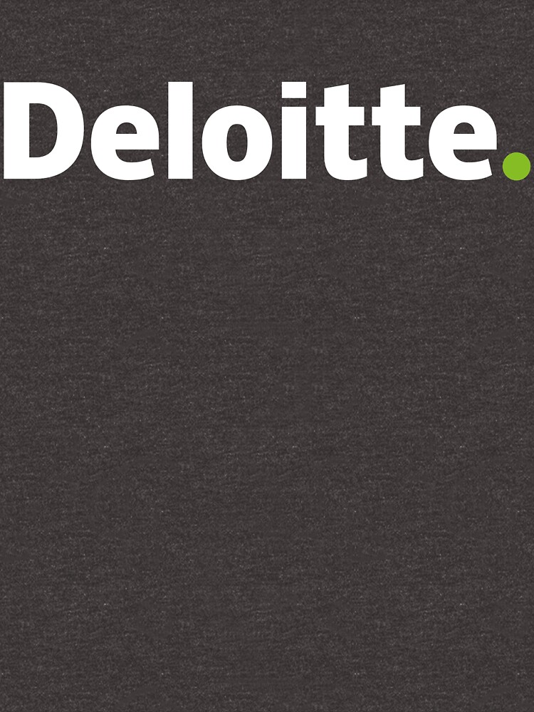 "Deloitte Global Audit Consulting Financial" T-shirt for Sale by ...