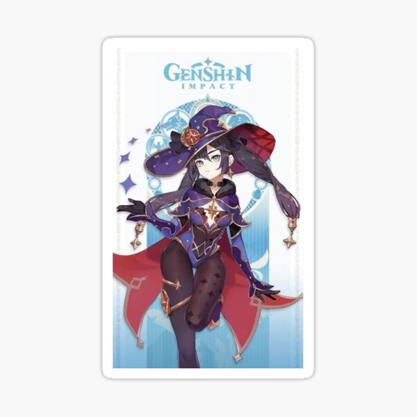 "Mona Genshin Impact" Sticker for Sale by Modud | Redbubble