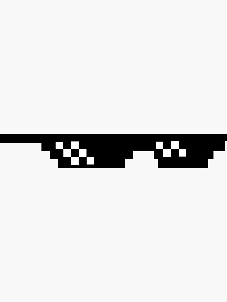 Thug Life Sunglasses Sticker For Sale By Aminlazir Redbubble
