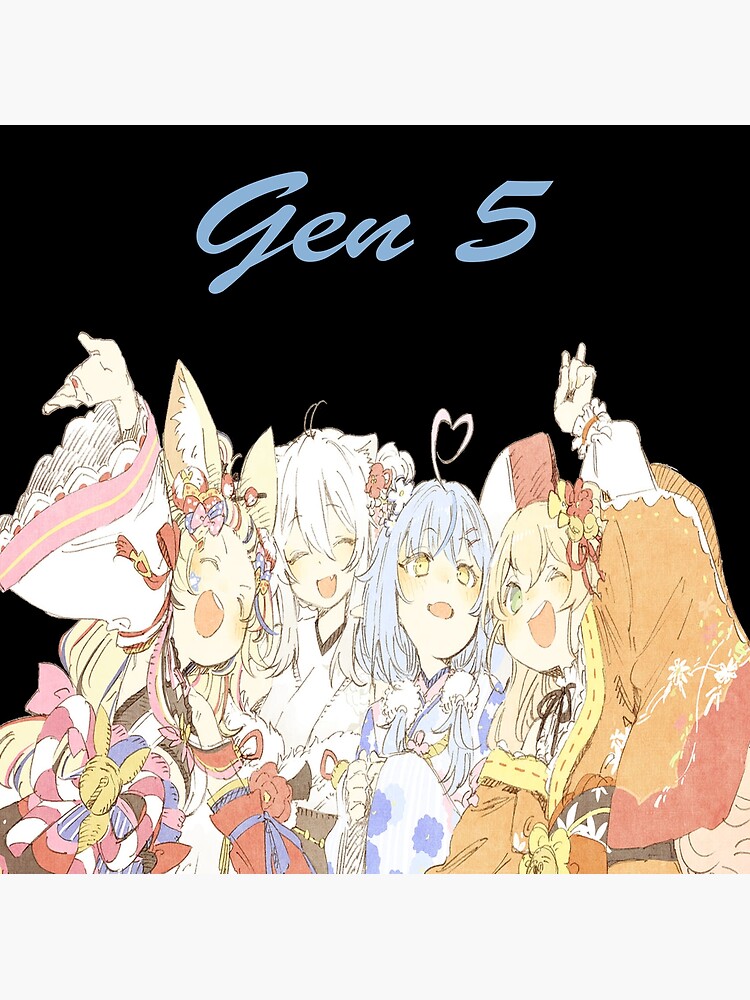 "Gen 5 Hololive" Poster by Maou12 | Redbubble