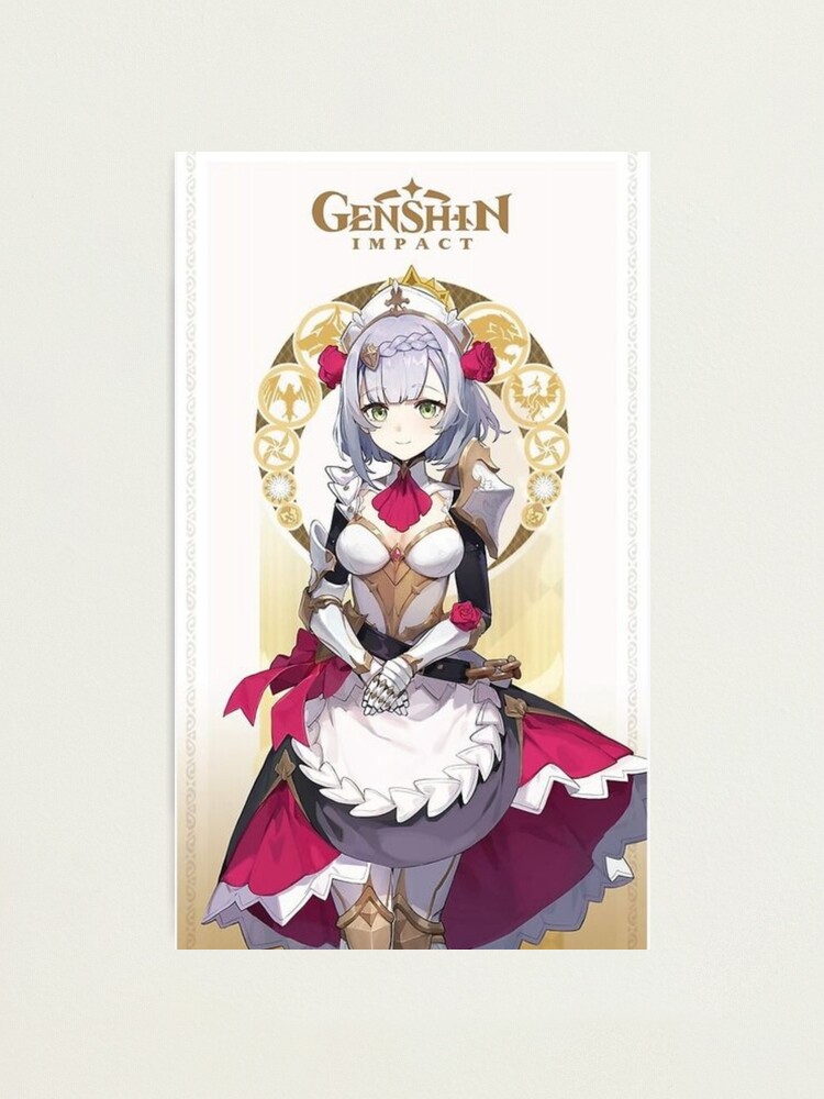 Lámina fotográfica «Impacto de Noelle Genshin» de Modud | Redbubble