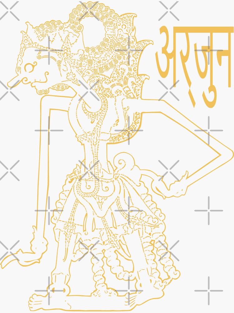 "Tribal Art Wayang" Sticker for Sale by ChadLedesma | Redbubble