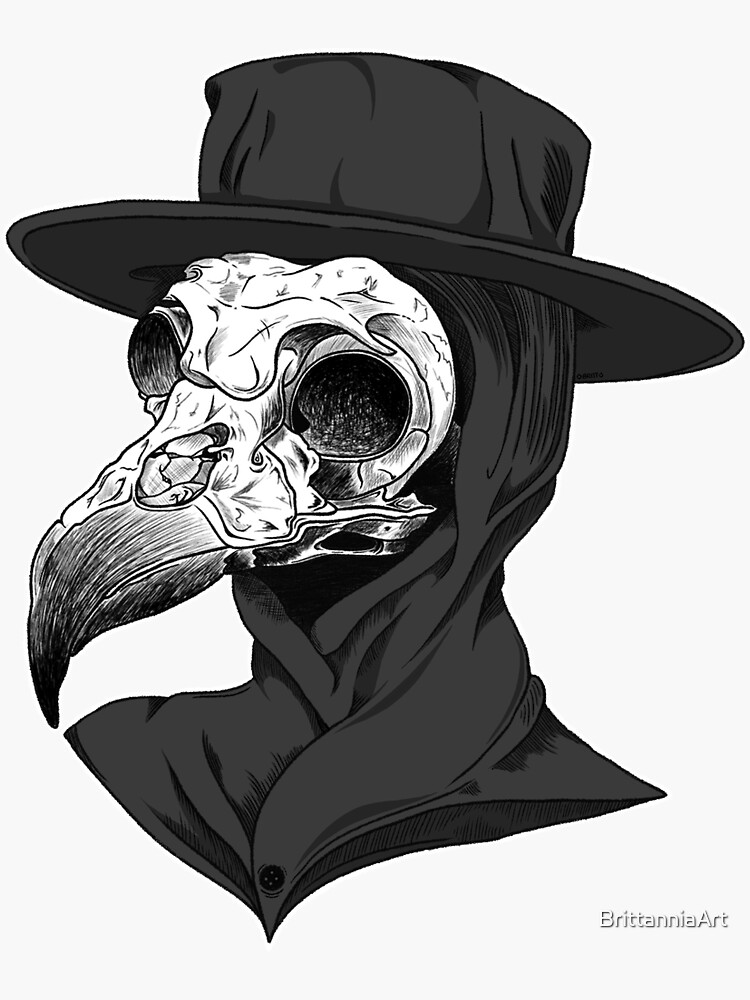 "Dr Bird" Sticker for Sale by BrittanniaArt | Redbubble