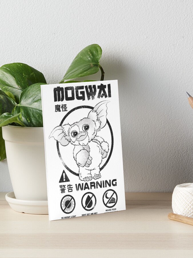 "Gizmo Mogwai Rules" Art Board Print for Sale by Vector-Planet | Redbubble